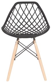 Bestent Jídelní židle skandinávský styl Black String