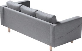 Potah na pohovku IKEA Norsborg 3-místná barva šedá látka pletený vzor