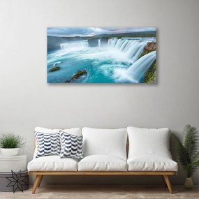 Obraz na plátně Vodopád Příroda 100x50 cm