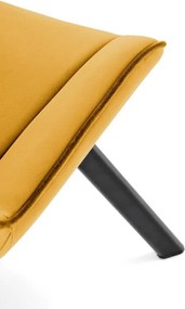 Jídelní otočná židle Halmar K520 hořčicová