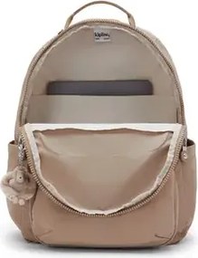 Kipling SEOUL Tan Beige / Školní batoh / Na notebook / Polyamid / Vodě
