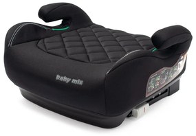 Autosedačka-podsedák BABY MIX HERO Plus ISOFIX I-SIZE black 2025