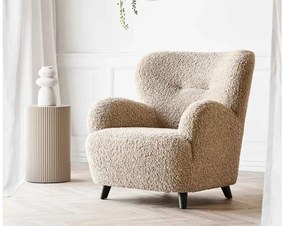 Designové křeslo Uruchillay světle hnědé