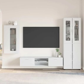 Sestava TV skříněk FLORIN 3 ks Bílá Kompozitní dřevo 3397964