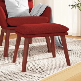 Podnožka vínová 45 x 29,5 x 35 cm textil 341465