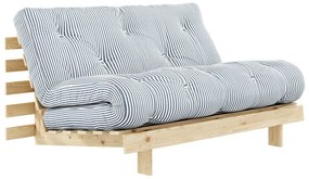 Bílá/světle modrá rozkládací pohovka 140 cm Roots – Karup Design