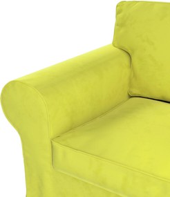 Potah na křeslo IKEA Ektorp barva zelená látka lesklé, sametová