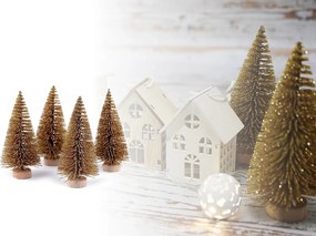 Vánoční dekorace stromeček 11 cm (Uvedená cena platí pro 1 ks)
