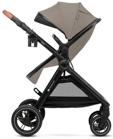 KINDERKRAFT - Kombinovaný kočárek 3v1 ESME Sand beige + autosedačka MINK PRO