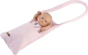 Guca 946 NEW BORN HOLČIČKA - realistická panenka miminko s celovinylov