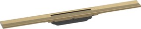 Hansgrohe RainDrain Flex, vrchní sada sprchového žlabu 700, zkracovatelný, pro instalaci volně na plochu, kartáčovaný bronz, HAN-56043140