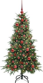 Umělý Skládací Vánoční Strom s stojanem Zelená 120 cm PE a PVC 3397393