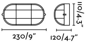 FARO 70998 - Venkovní nástěnné svítidlo CABO 1xE27/60W/230V IP65
