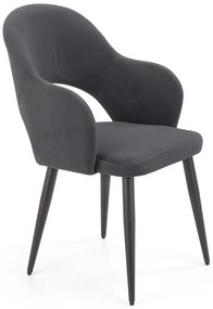Stylová židle v moderním stylu Popelavá Kolekce NANTES