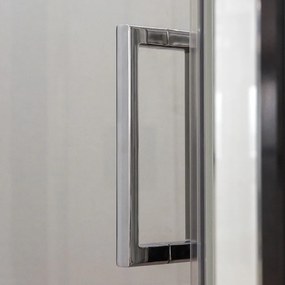 Čtvrtkruhový sprchový kout s dvoudílnými posuvnými dveřmi AMR2N 2000 mm 985–995 Transparent O Brillant AMR2N/1000 624-1000000-00-02