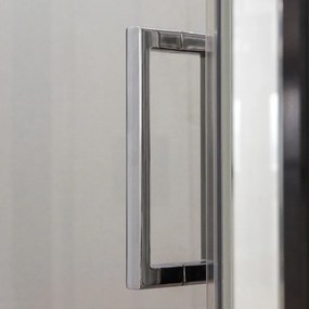 Čtvrtkruhový sprchový kout s dvoudílnými posuvnými dveřmi AMR2N 2000 mm 885–895 Transparent S Brillant AMR2N/900 624-9000000-00-02