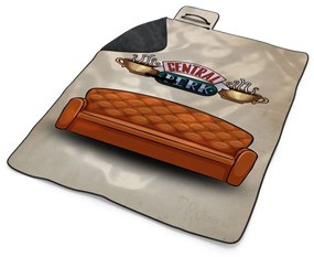 Sablio Plážová deka Seriál přátelé CENTRAL PERK Gauč: 200x140 cm