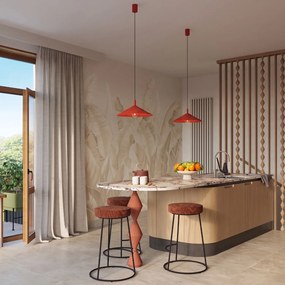 Sollux Lighting Závěsné svítidlo NOX 40 červené