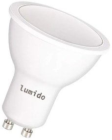 LED žárovka GU10, 4W, 380lm, teplá bílá, 2900K LUMIDO