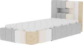 Postel Lamica 90x200 + Dřevěný rám/Standardní zdvih/kontejner