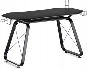 Ergonomický herní stůl Mc Haus Gd gameplay desk blue, 146 x 65 x 89 cm