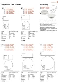 Redo 01-1713 - LED Stmívatelný lustr na lanku ORBIT LED/55W/230V bronz