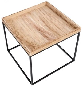 Odkládací stolek Přírodní dřevo