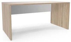 Kancelářský stůl Viva, 160 x 80 x 75 cm, rovné provedení, dub sonoma/bílý