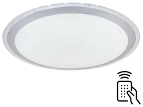 GLOBO SMART LIGHT 41354-30SH CARRY stmívatelné stropní LED svítidlo 530 mm 30W /1500lm 3000-6000K IP20 bílá s dálkovým ovládáním, starlight efekt Inteligentní osvětlení Tuya smart