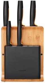 Bambusový blok s pěti noži Functional Form Fiskars