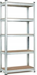 Univerzální skladový regál ModernHome 180x90x30 cm – 5 Polic