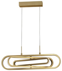LED lustr Arte 64 zlaté