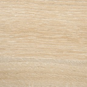 HOMCOM Noční stolek s šuplíkem, moderní design, nohy z masivu, 50 x 39 x 51 cm, bílý a přírodní dřevo