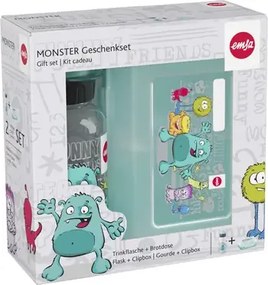 Emsa Monster 0,4 l tyrkysová / Dětská láhev / PP/Tritan
