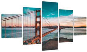 Obraz- Golden Gate, San Francisco (125x70 cm)