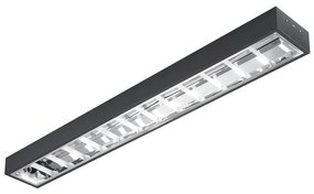 NEDES Zářivkové svítidlo T8 2xG13/18W/230V 120 cm černá ND3870