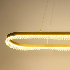 Závěsné LED svítidlo Preciosa, 1x LED 45w, 4000k, g