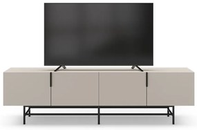 Krémový TV stolek 200x54,5 cm Eldia – Marckeric