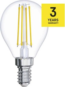 Emos lighting LED žárovka Filament Mini Globe 6W E14 teplá bílá