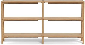ACTONA Knihovna BRAIDWOOD dub 169x30 cm