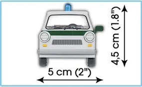 COBI 24541 Trabant 601 Policie / 1:35 / 82 kostek / od 5 let