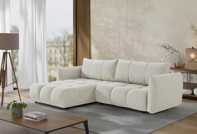 XXXLutz ROHOVÁ ROZKLÁDACÍ POHOVKA, plast, textil, kompozitní dřevo, béžová MID.YOU - Online Only sedačky - 000694010301