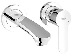 Grohe Eurostyle Cosmopolitan - Páková umyvadlová baterie pod omítku, dvouotvorová, AquaGuide, chrom 19571002