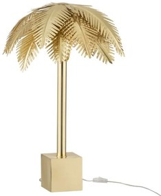 Zlatá kovová stolní palmová lampa Coconut - Ø 45*72 cm