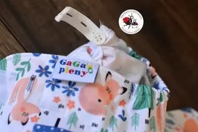 GaGa's Látková plena AIO Liška v lese na suchý zip