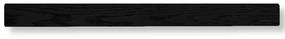 Wook | dřevěná magnetická lišta na nože - dub černý montáž: montáž na sklo/zeď, velikost: 60 x 4 x 2cm (11 nožů)