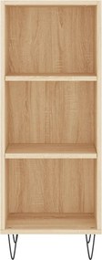 Skříň highboard dub sonoma 34,5 x 34 x 180 cm kompozitní dřevo 3199012