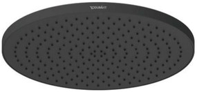 Duravit - Hlavová sprcha, průměr 23 cm, MinusFlow, matná černá UV0662017046