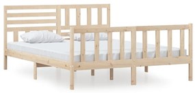 Rám postele masivní dřevo 160 x 200 cm,  3101163