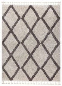 Kusový koberec Shaggy Ariso krémový 80x300cm